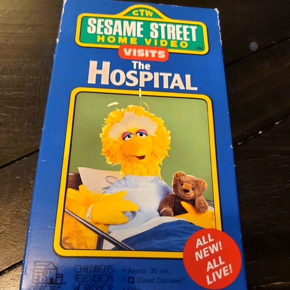 Media | Sesame Street Visits The Hospital Vhs Tape In Good Condition ...